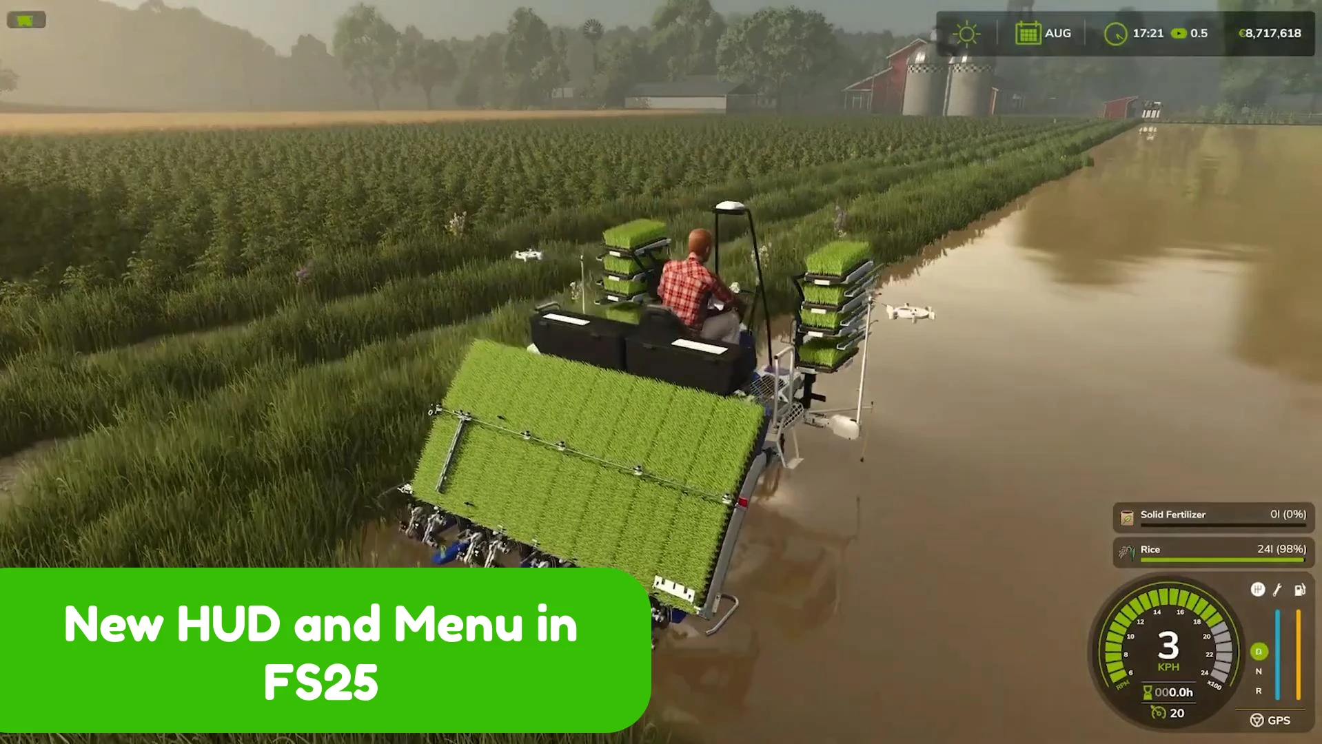 New HUD and Menu in FS25: Overview - FS25
